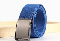 China 3.8cm Elastic Canvas Webbing Belt 120cm Length Casual Men Belt for Jeans Outdoor for sale