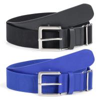 China Unisex 99cm Elastic Fabric Golf Belt with 3.8cm Width Adjustable Waist Stretch Belt for sale