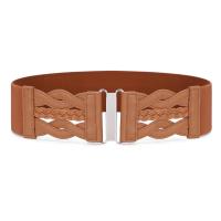 China Vintage Elastic Waist Belt 2.8in Wide Stretchy Retro Dress Belt for Women OEM for sale
