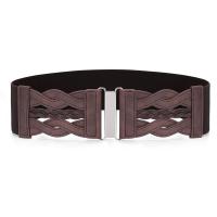 China Vintage Elastic Waist Belt 2.8in Wide Stretchy Retro Dress Belt for Women OEM for sale