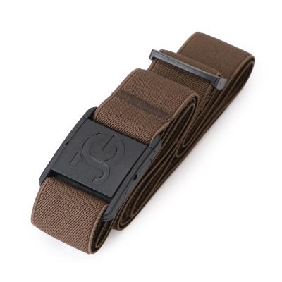 China Women Elastic Braided Stretch Belt 128cm Length 3.0cm Wide Woven Belt for sale