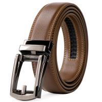 China 3.0cm Width Leather Men Business Belt for sale