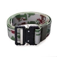 China Outdoor 5cm Width Army Waist Belt 110cm Length Military Uniform Tactical Belt for sale