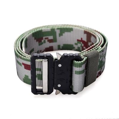 China Outdoor 5cm Width Army Waist Belt 110cm Length Military Uniform Tactical Belt for sale