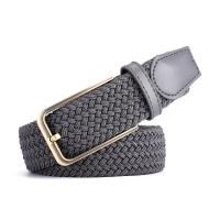 China Wholesale 240pcs Ladies Wide Elastic Belts 3.5cm Mens Braided Belts for Jeans Casual Stretch Belt for sale