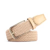 China Wholesale 240pcs Ladies Wide Elastic Belts 3.5cm Mens Braided Belts for Jeans Casual Stretch Belt for sale