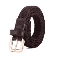 China Women Polypropylene Rubber Elastic Braided Belt 90cm Custom Length for Jeans for sale