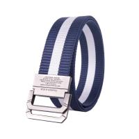 China Military Nylon Tactical Belt 120cm 3.8cm Double D Ring Buckle Outdoor Waist Belt for sale