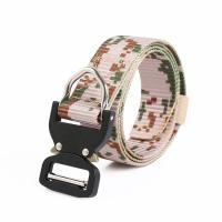 China OEM Military Tactical Canvas Belt 3.8cm Nylon Web Belt for Hiking and Work for sale