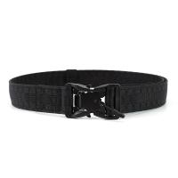 China Nylon Mesh Tactical Belt 120cm Magnetic Alloy Quick Release Buckle for sale