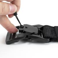 China Nylon Mesh Tactical Belt 120cm Magnetic Alloy Quick Release Buckle for sale