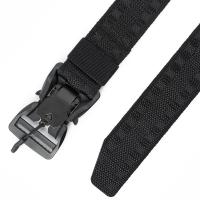 China Nylon Mesh Tactical Belt 120cm Magnetic Alloy Quick Release Buckle for sale
