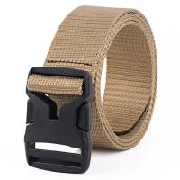 China Unisex Nylon Military Belt Plastic Buckle Polyester 1.5in 49in for sale