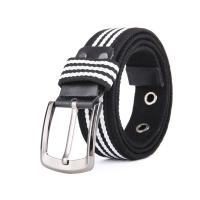 China Alloy Buckle Cotton Canvas Belt for sale