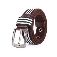 China Alloy Buckle Cotton Canvas Belt for sale