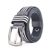 China Alloy Buckle Cotton Canvas Belt for sale