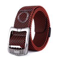 China Nylon Tactical Belt 3.8cm 120cm Adjustable Men Military Webbing Belt with Metal Buckle for sale