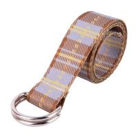 China Women Double Loop Belt D Ring Buckle Fabric Web Polyester Fiber for sale