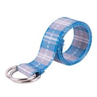 China Women Double Loop Belt D Ring Buckle Fabric Web Polyester Fiber for sale