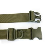 China Polyester Plastic Buckle Nylon Belt 100CM Canvas Ribbon Belt for sale