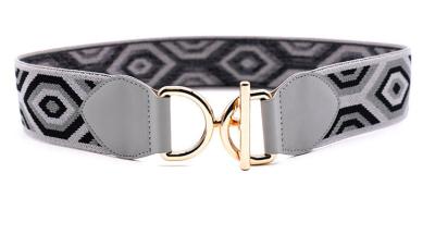 China Women Elastic Braided Fabric Woven Belt 5cm Width Custom Length 75-110cm for sale