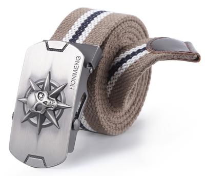 China OEM Tactical Nylon Belt 3.8cm Zinc Alloy Buckle Hiking Military Waist Belt for Men for sale