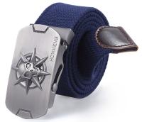 China OEM Tactical Nylon Belt 3.8cm Zinc Alloy Buckle Hiking Military Waist Belt for Men for sale