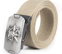 China OEM Tactical Nylon Belt 3.8cm Zinc Alloy Buckle Hiking Military Waist Belt for Men for sale