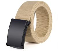 China Canvas Cotton Belt 110cm Long 3.8cm Wide 18 Colors Men Casual Adjustable Fabric Belt for sale