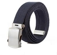 China Unisex Tactical Waist Belt 4cm Canvas Webbing with Zinc Alloy Buckle Casual Jeans Belt for sale