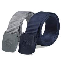 China Rectangle Plastic Buckle Nylon Belt 3CM Mens Military Tactical Web Belt 122CM for sale
