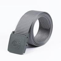 China Rectangle Plastic Buckle Nylon Belt 3CM Mens Military Tactical Web Belt 122CM for sale