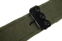 China 100% Cotton Army Green Tactical Military Belt 5.7cm Wide 125cm Long Rigger Waist Belt for sale