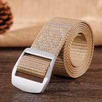 China Nylon Tactical Webbing Belt 3.7cm Zinc Alloy Buckle Military Outdoor Adjustable for sale