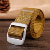 China Nylon Tactical Webbing Belt 3.7cm Zinc Alloy Buckle Military Outdoor Adjustable for sale
