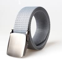 China 125cm Length 3.8cm Width Nylon Tactical Belt with Zinc Alloy Buckle for Outdoor Hiking for sale