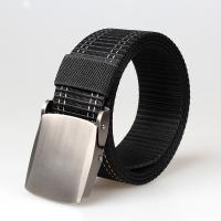 China 125cm Length 3.8cm Width Nylon Tactical Belt with Zinc Alloy Buckle for Outdoor Hiking for sale