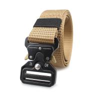 China 4.5cm Heavy Duty Tactical Nylon Belt Outdoor Hiking Military Style Metal Buckle 110cm for sale