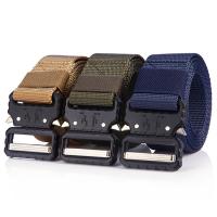 China Braided Fabric Web Belt 3.5cm Polyester Nylon Web Belt 115cm Length for sale