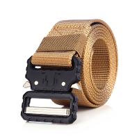 China Braided Fabric Web Belt 3.5cm Polyester Nylon Web Belt 115cm Length for sale