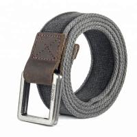 China 3.8cm Garment Cotton Canvas Belt for sale