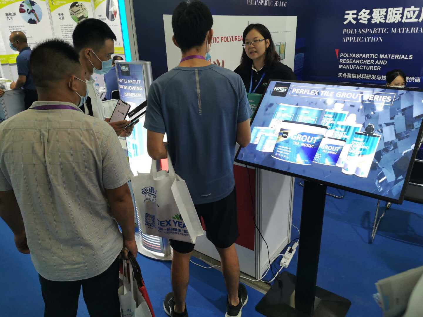 latest company news about PERFLEX ATTENDED 23RD CHINA INTERNATIONAL ADHESIVE EXHIBITION - CARTRIDGE TILE GROUT SUPPLIER 4