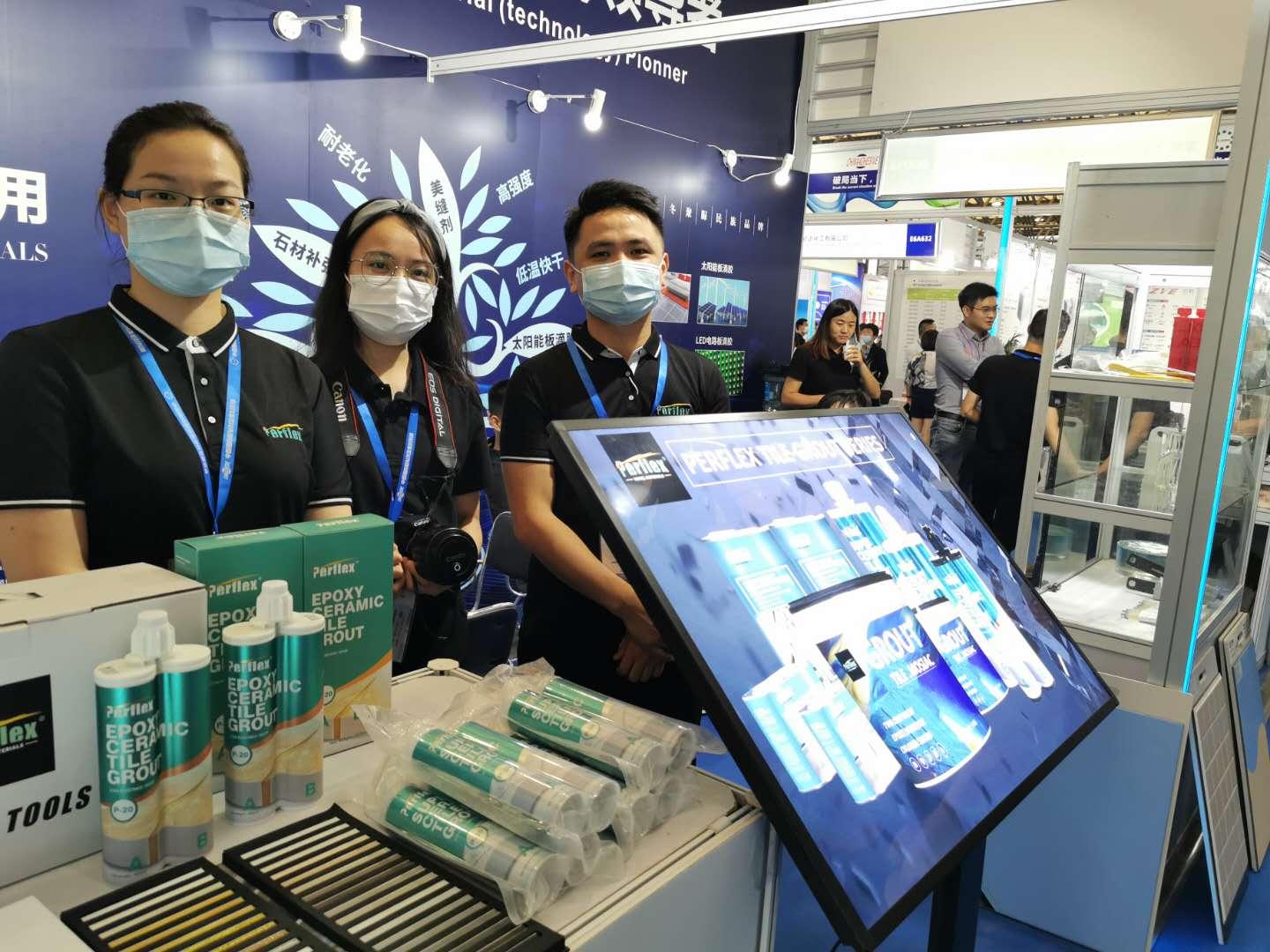 latest company news about PERFLEX ATTENDED 23RD CHINA INTERNATIONAL ADHESIVE EXHIBITION - CARTRIDGE TILE GROUT SUPPLIER 6