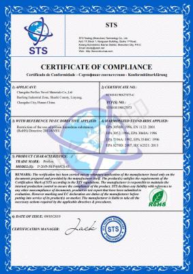 China RoHs Testing Certificate - All PERFLEX tile grout have been verified in CE/Rohs systema for sale