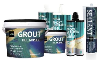 China Perflex Tile Grout Series, Ceramic Tile Grout, Cartridge Epoxy Tile Grout, Mosaic Epoxy Cementitous for sale