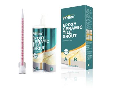 China Perflex Ceramic Epoxy Tile Grout P-20: Stain resistance, water-proof, easy to clean, easy to construct. for sale