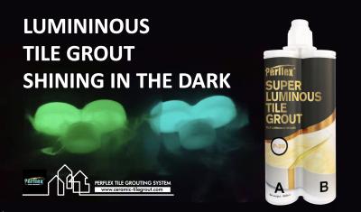 China P-30 Luminous Cartridge Ceramic Tile Grout, Illuminate In The Dark, Green, Blue Colors, Water Proof for sale