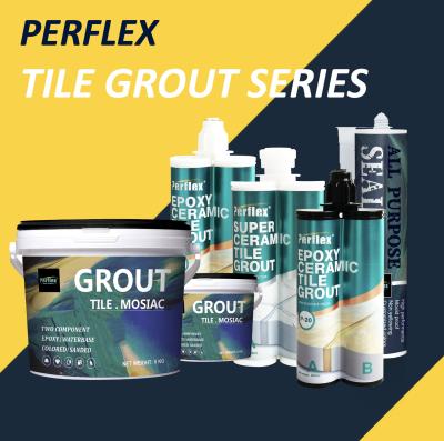 China Perflex Tile Grout Series, Cartridge Epoxy Tile Grout, Ceramic Tile Grout, Mosaic Epoxy Cementitous, MS Sealant for sale