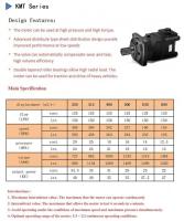 China KMT OMR 380rpm High Speed Hydraulic Motor Radial Piston With Gerolor Gear for sale