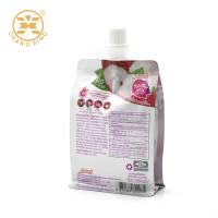 China LDPE Beverage Jolly Sachet Packaging 1000mg Liquid Stand Up Pouch with Central Spout - 20-200 Micron Thickness, Food Grade Certified for sale